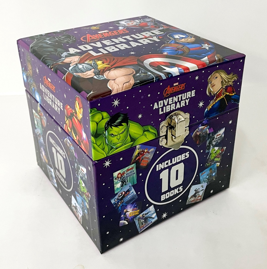 Marvel Adventure Library 10 Books Gift Box Set For Kids To Read ...