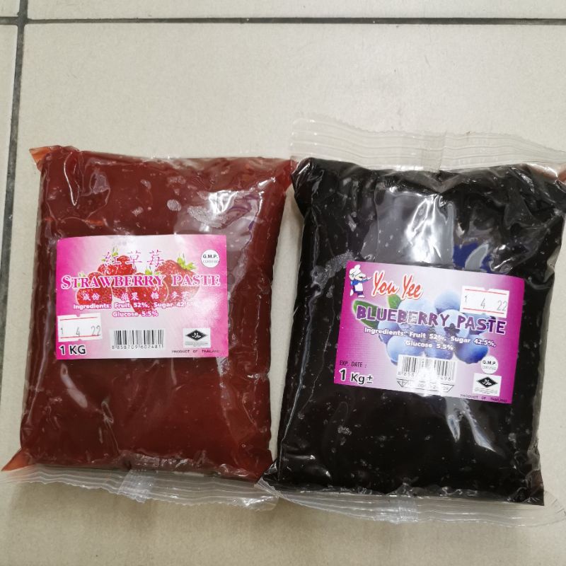 Blueberry paste Strawberry paste 1kg | Shopee Malaysia