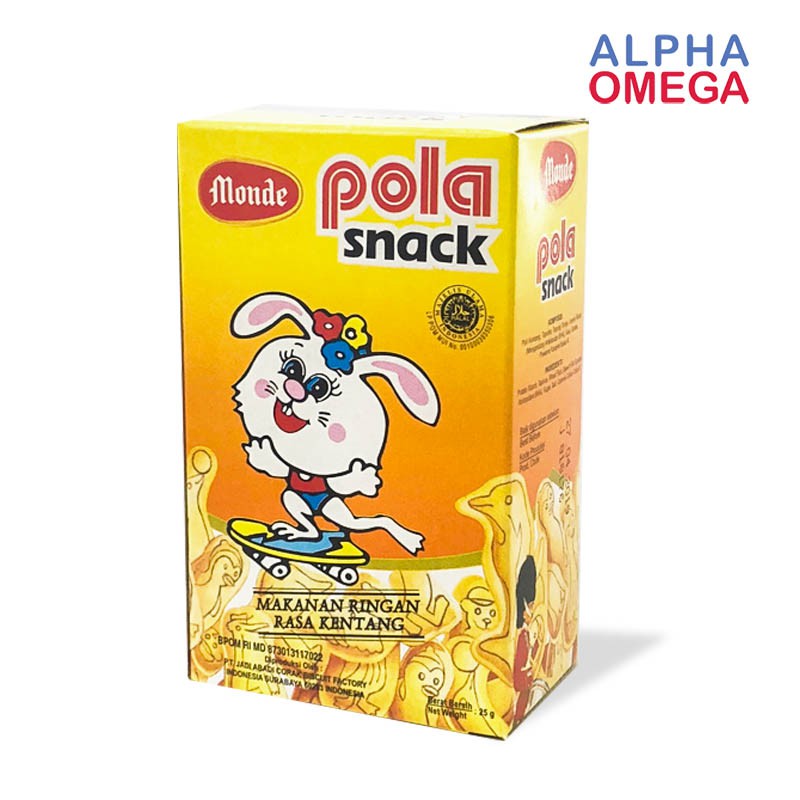 Monde Pattern Snack 25 Gr - Potato Flavored Snacks | MONDE POLA SNACK ...