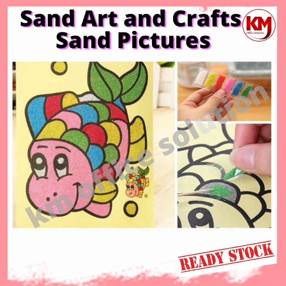 S Size 11.5cm x8.5cm Children DIY Handmade Sand Art Education ...