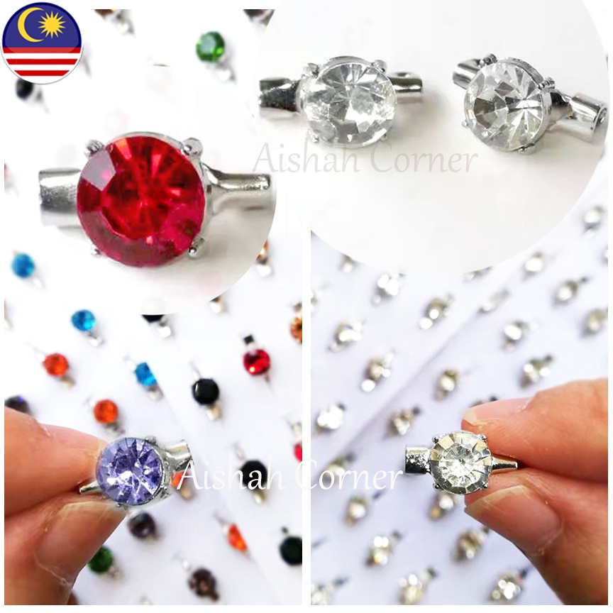 Ready Stock 10/30pcs Kerongsang Korea premium baby brooch Kerongsang ...