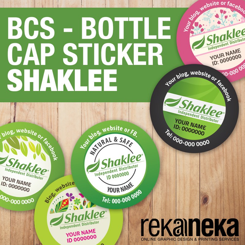 (BCS) Sticker - SHAKLEE (Bottle Cap Sticker) | Shopee Malaysia