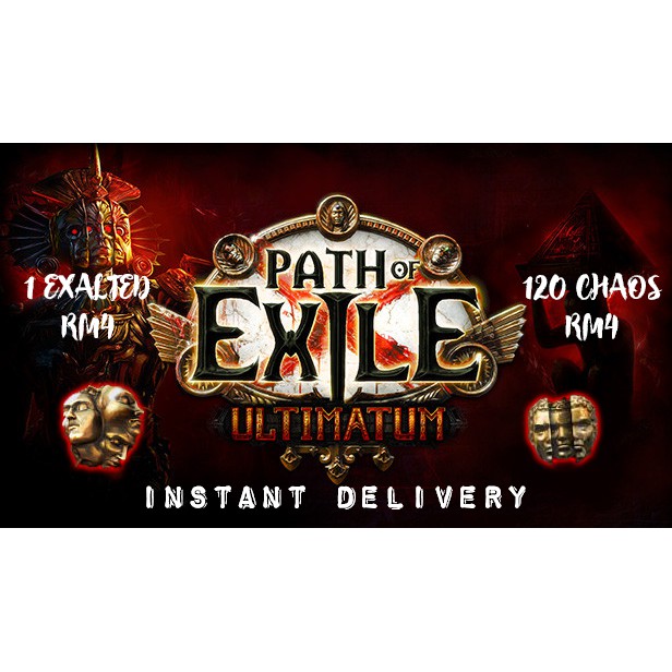 Path of Exile Currency | Exalted Orb | Chaos Orb | PC* Ultimatum League ...