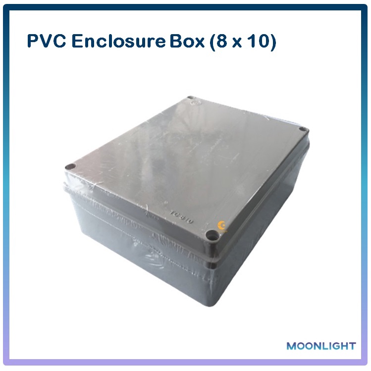 PVC Weatherproof Junction Box Enclosure Box 8 x 10 x 4 IP56 | Shopee ...