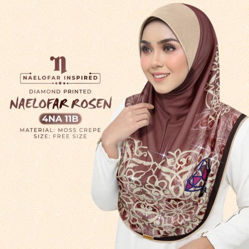 Tudung Sarung Bunga Rosen [NA, NQ, FA, NU] | Shopee Malaysia