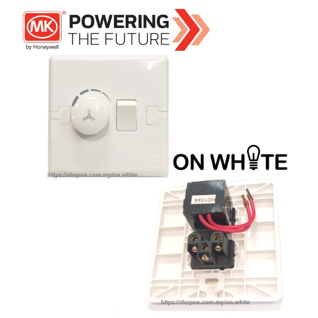 MK Ecore FAN SPEED REGULATOR 200VA Fan Regulator / Fan Dimmer with ...