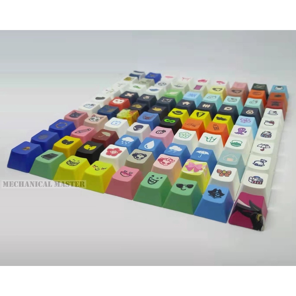 Cute PBT Keycap Random Design Key Cap Mechanical Keyboard Customized ...
