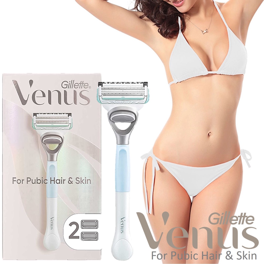 Gillette Venus Intimate Grooming Razors For Pubic Hair & Skin Special Edition Removal Razor ...
