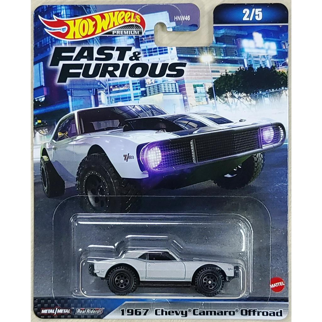 Hot Wheels Premium 67 Chevy Camaro Off Road [1967 Chevrolet Car Culture Fast and Furious Wild ...