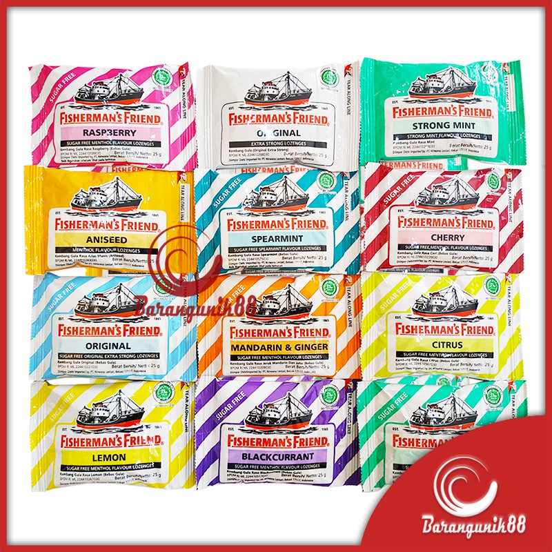 Fisherman's Friend Original Candy 25 grams Various Flavors | Shopee ...