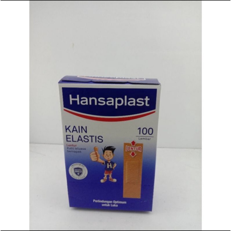 (1BOX Contains 100pcs) Hansaplast Strong Flexible Elastic Wound Bandage ...