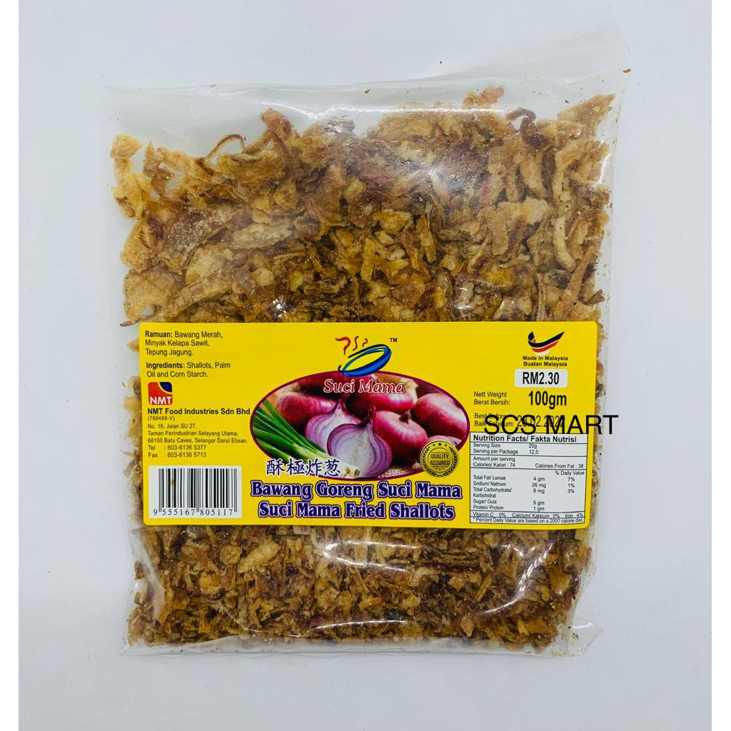 Suci Mama Fried Shallots 100gm 酥极炸葱 Bawang Goreng Suci Mama | Shopee Malaysia