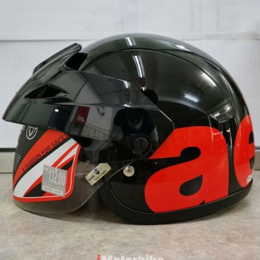 Helmet Xdot G118 Steng with Visor Size L 60cm Topi Separuh with Sirim ...