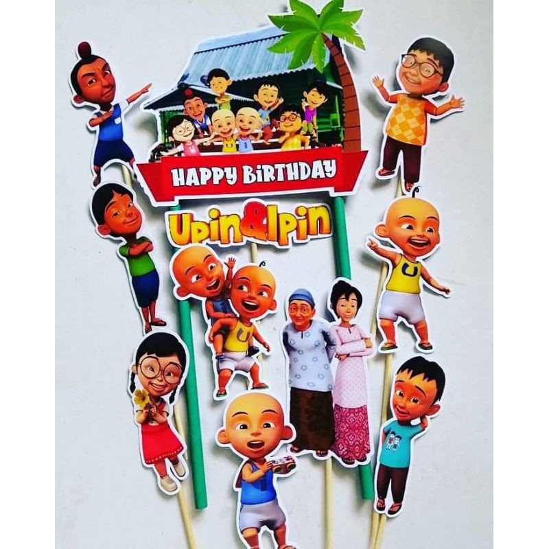 Upin Ipin Cake Topper Birthday (Ready Stock) | Shopee Malaysia