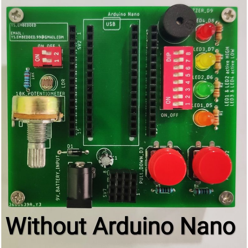 Arduino nano set development kit (Arduino Uno atmega328p) compatible ...
