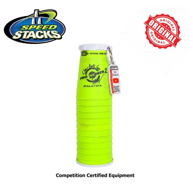 Original Chan Keng Ian Speed Stacks Pro Series-2X Special Neon Yellow ...