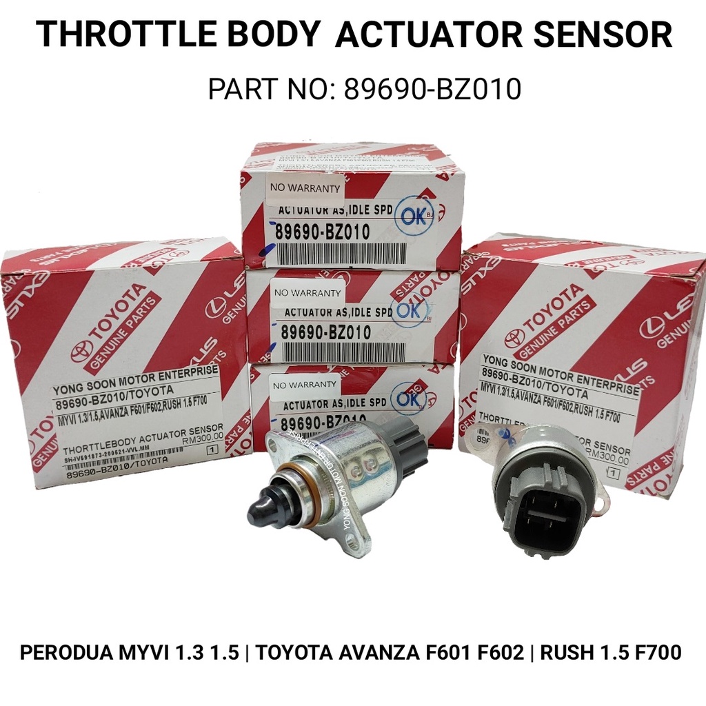 100% ORIGINAL TOYOTA THROTTLE BODY ACTUATOR SENSOR 89690-BZ010 TOYOTA ...