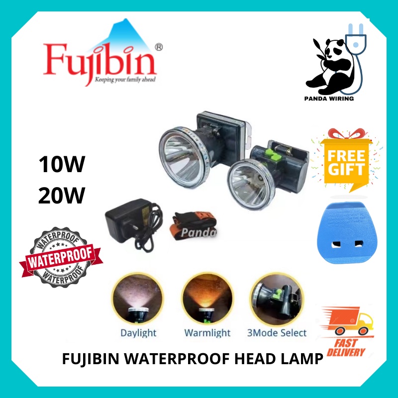 [ORIGINAL]Fujibin FBWP-HL 10W/20W LED Water Proof Rechargeable Head ...