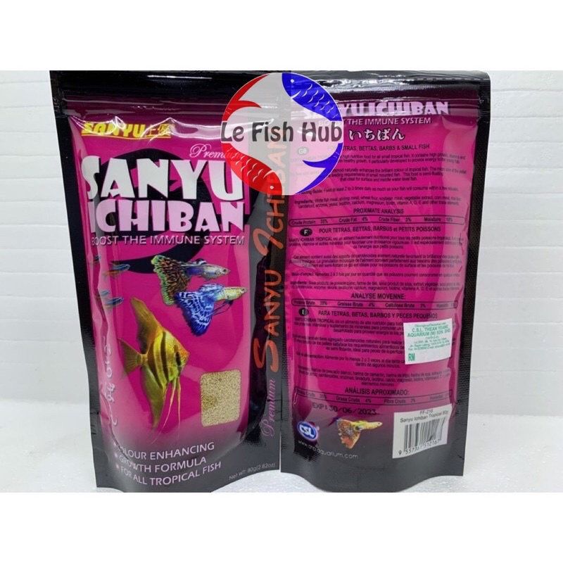 SANYU ICHIBAN FISH FOOD MICRO PELLET 80G(2.82oz) | Shopee Malaysia