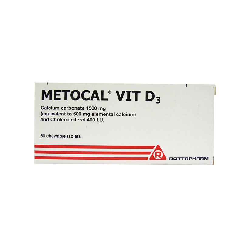 METOCAL VIT D3 CHEWABLE TABLETS 60S | Shopee Malaysia