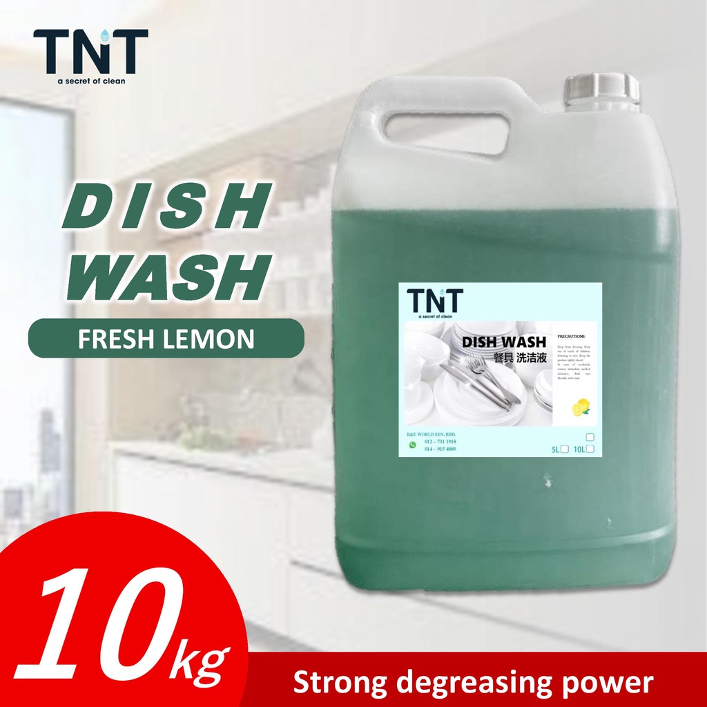 TNT - Concentrated Dish Washing Liquid - Strong grease removal / Sabun ...