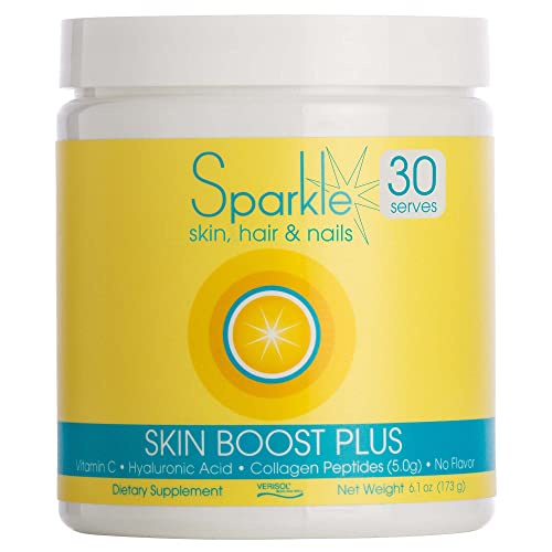 Hydrolyzed Collagen Powder - Sparkle Skin Boost Plus 100% Original ...