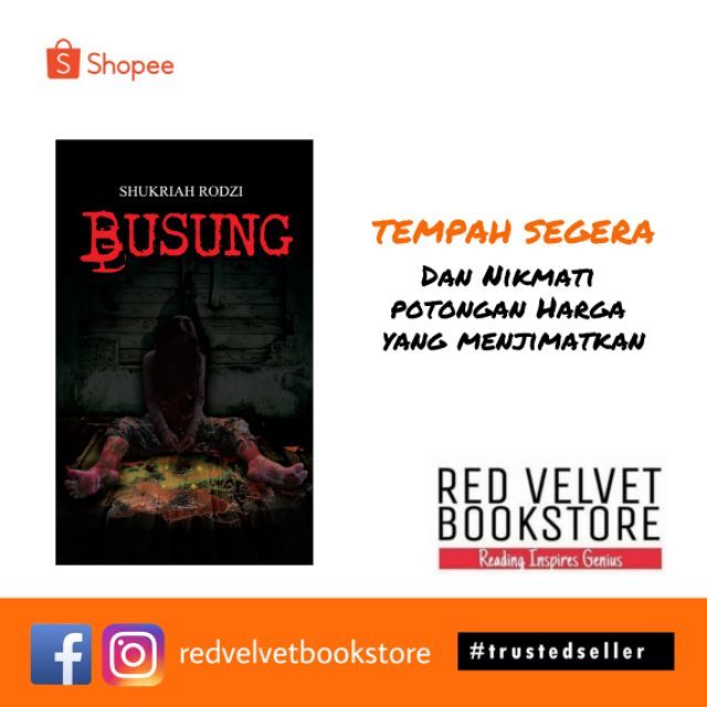 NOVEL SERAM: BUSUNG (TERBAIK) | Shopee Malaysia