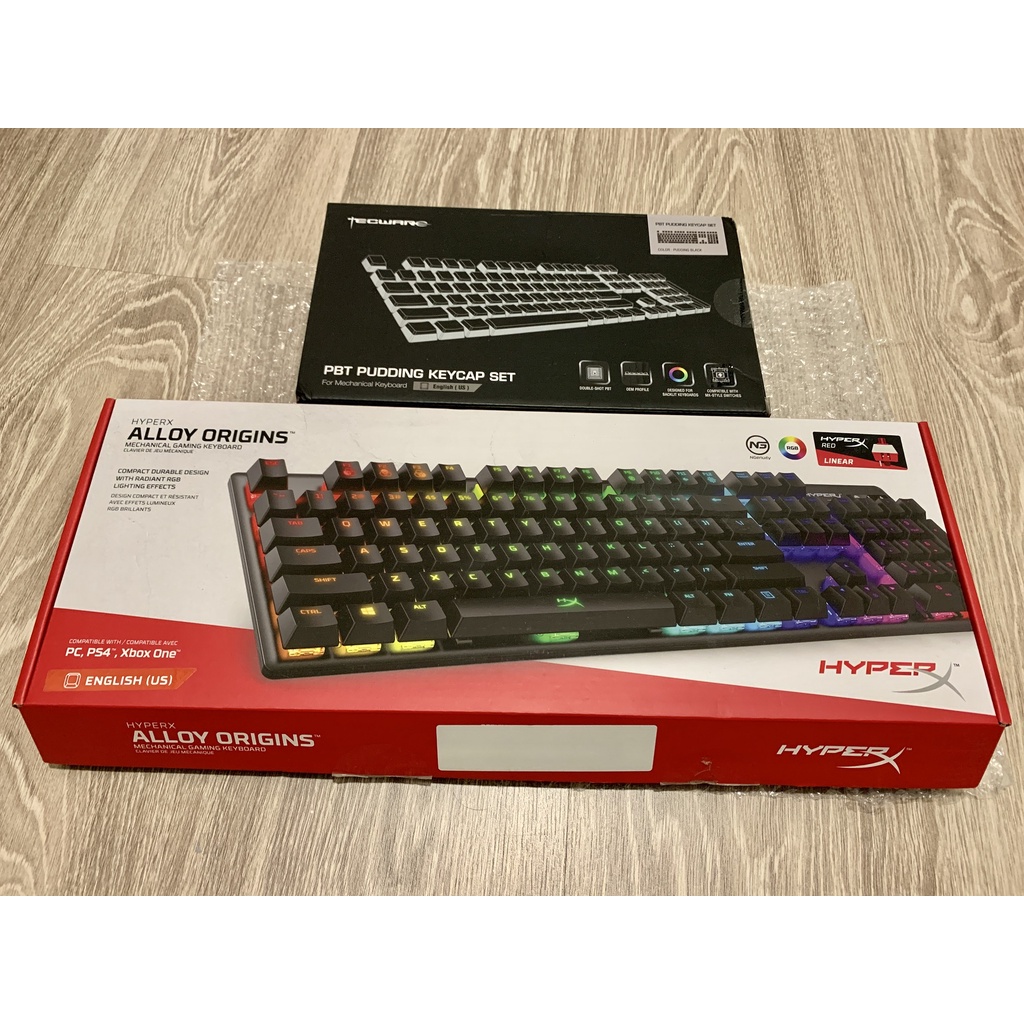HyperX Alloy Origins Mechanical Gaming Keyboard (Linear Red Switch ...