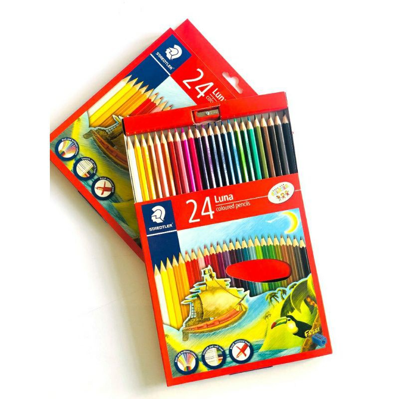 PENCIL COLOUR PENSEL WARNA ADA 24 WARNA YANG BOLEH MENCANTIKKAN GAMBAR ...
