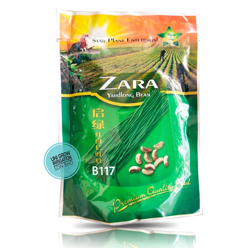 (200gm) +-1100 Biji Zara B117 Kacang Panjang Benih Star Plant / Long ...