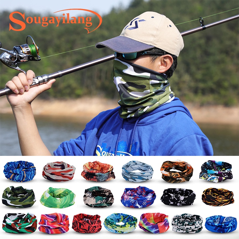 Sougayilang NEW Head Scarf Outdoor Sunscreen Windproof UV Protection ...