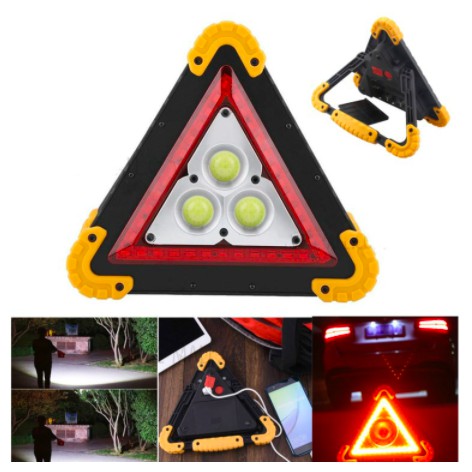 CAR EMERGENCY LED TRIANGLE LIGHT TRIANGLE WORK LIGHT WARNING LIGHT ...