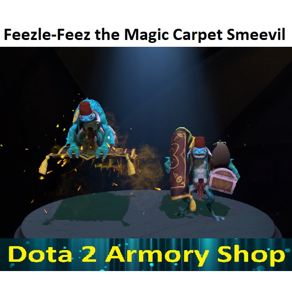 Dota2 Fezzle-Feez the Magic Carpet Smeevil 🔥 Courier 🔥 Ready Stock ...
