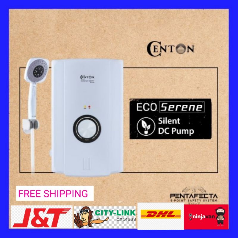CENTON Instant Shower Water Heater - EcoSerene Series (with DC Silent ...
