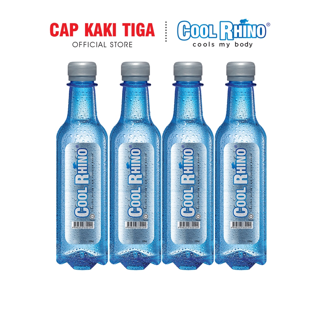 Cool Rhino Cooling Water / O2 Cooling Water (350ml x 4) | Shopee Malaysia