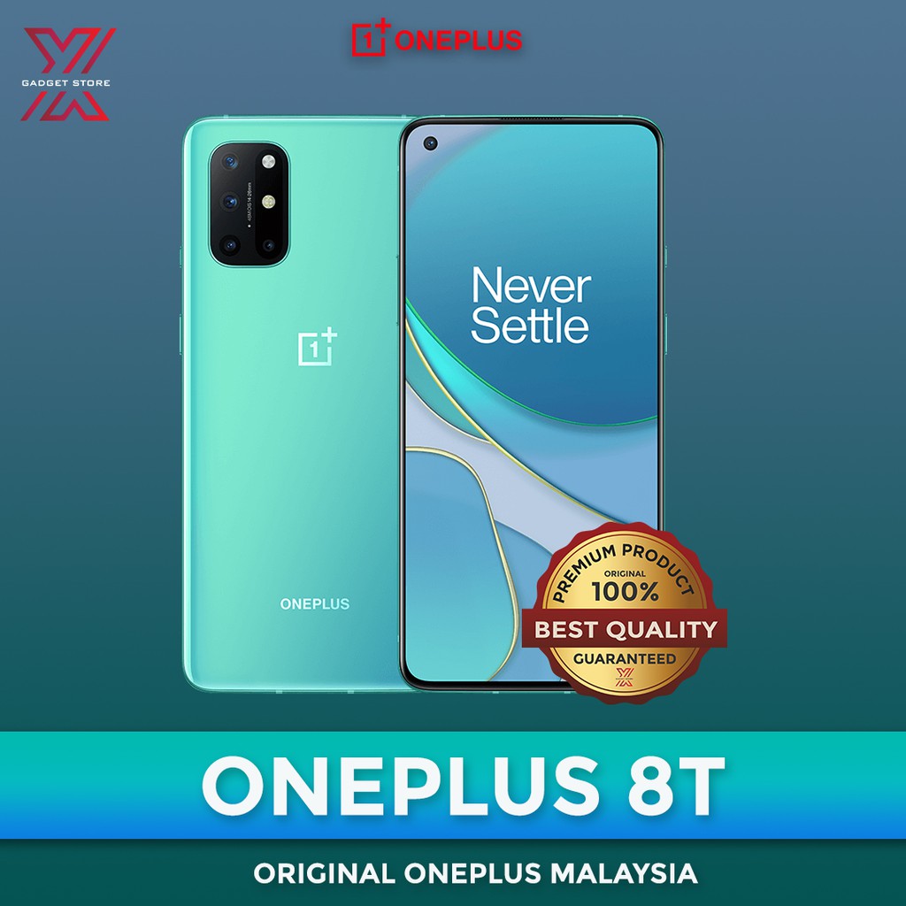 [ MYSET] ONEPLUS 8T | 12GB + 256GB / 8GB + 128GB ( ORIGINAL ONEPLUS MALAYSIA) Fluid AMOLED with ...