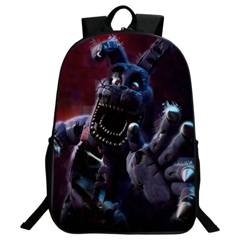 Five Nights At Freddy's Backpack Freddy Chica Foxy Bonnie FNAF Shoulder ...
