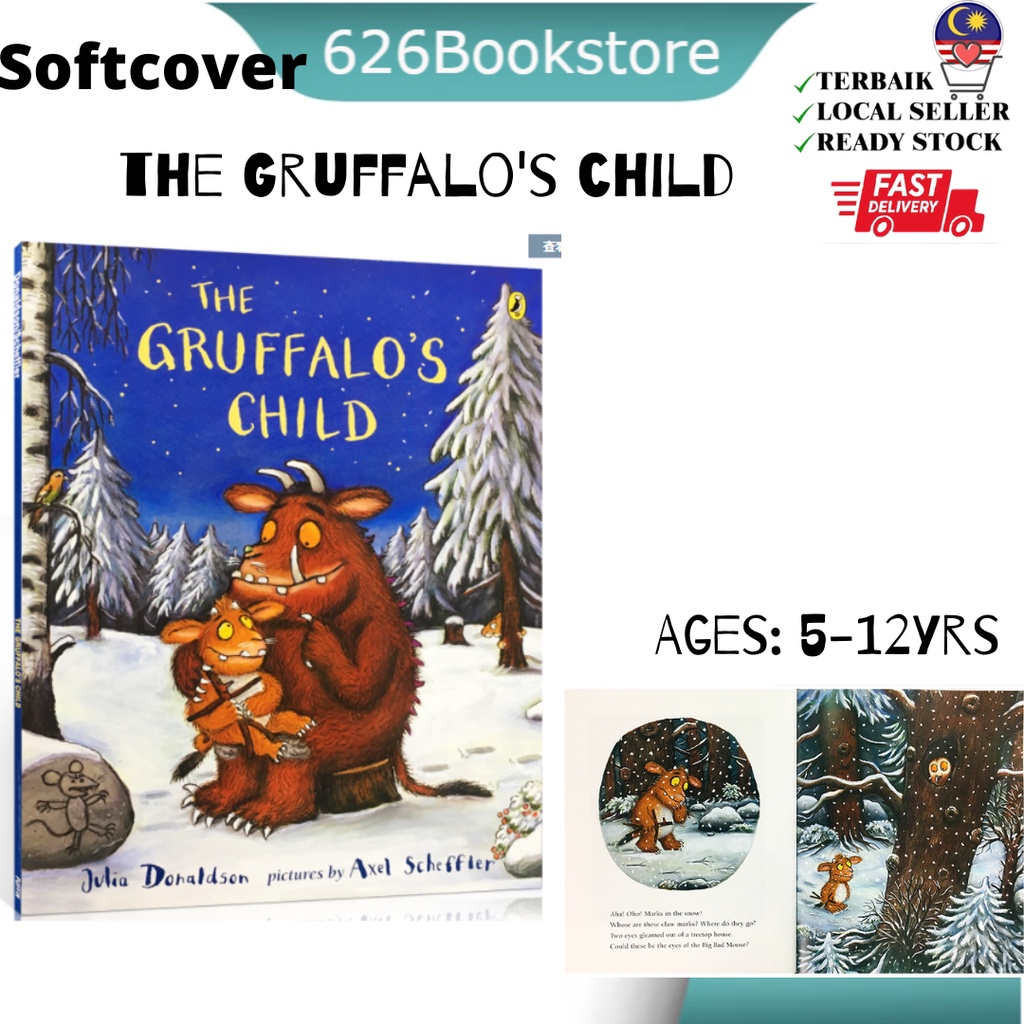 [626Book] The Gruffalo's Child Softcover book A4 Size Bedtime Storybook ...