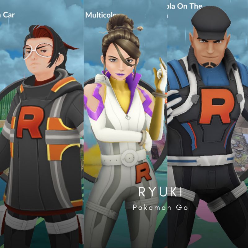 Pokemongo Team Rocket Sierra Arlo Cliff Giovanni Shadow Shiny Lugia ...