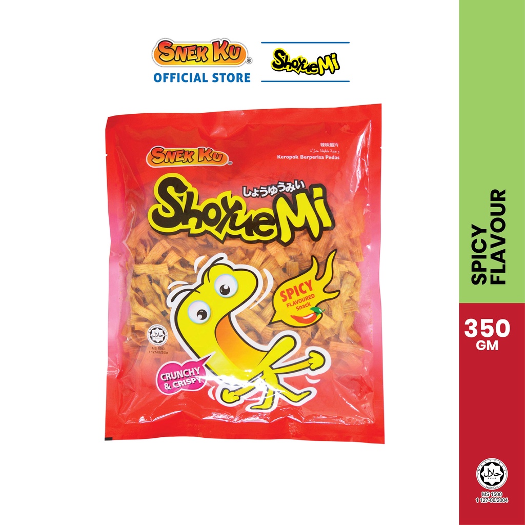 Snek Ku Shoyuemi Spicy Flavoured Snacks (350g) | Shopee Malaysia