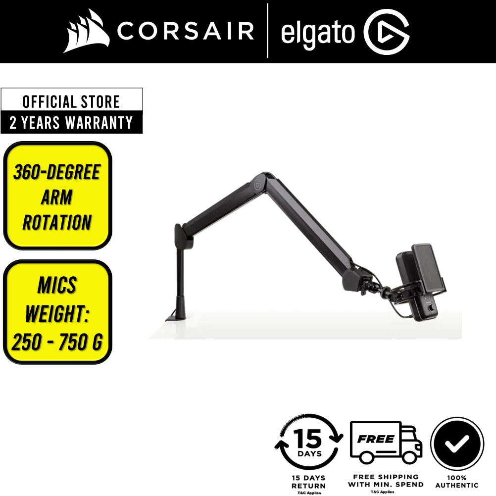 Corsair Elgato Wave Mic Arm Pro / Mic Arm / Wave Mic Arm LP Studio ...