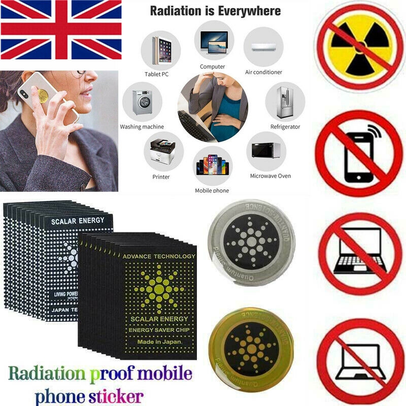 Anti Radiation Protector Sticker For Mobile Phones Laptop Ions EMF ...