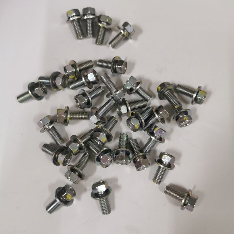 Stainless Steel Hex Bolt with Washer Saiz Spana 12 Skru Screw m8x20 ...