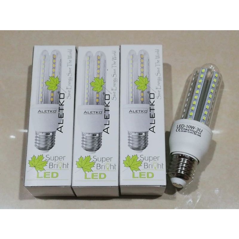 E27 10W LED 3U bulb LED corn LED down light bulb | Shopee Malaysia