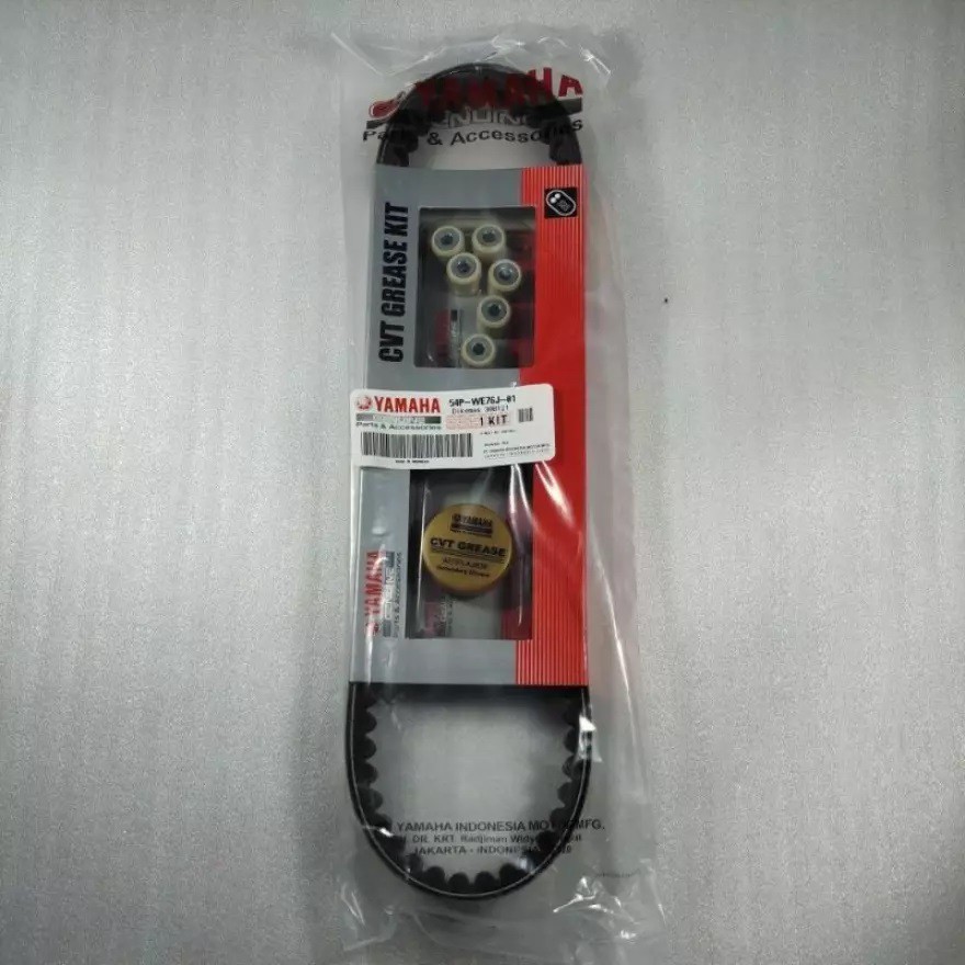 100% ORIGINAL V-BELT + ROLLER + CVT GREASE VBELT V BELT 0 NVX155 EGO GEAR LC S FI EGOS-FI NMAX N ...