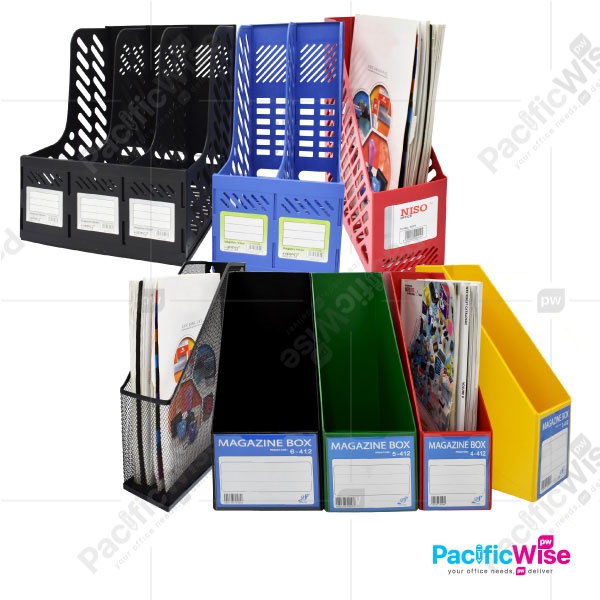 Magazine Box PVC/Kotak Majalah/412/Filing Case/Niso Magazine Rack ...
