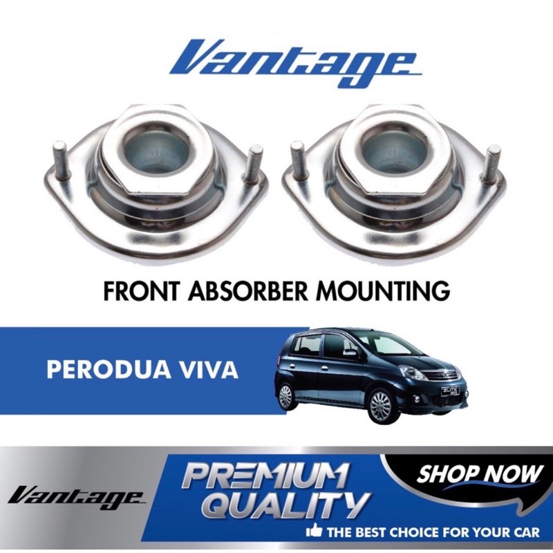[1Pair] 🔥Heavy Duty🔥 Absorber Mounting Perodua Viva Set 12 Months ...