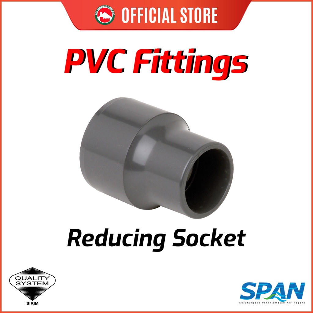 PVC REDUCING SOCKET - 100mm - 150mm - Pipe & Fittings System | Shopee ...