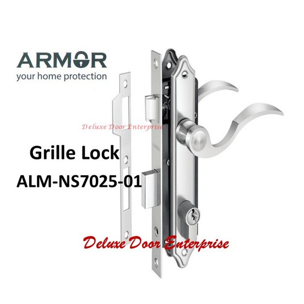 Armor Grill Lock ALM-NS7025-01 / Armor Grille Door Lock / Gate Lock ...