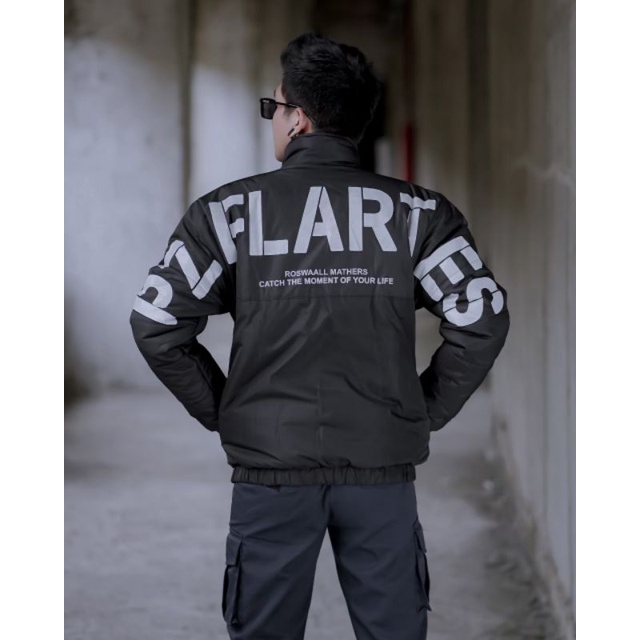 Latest men's bubble parachute jacket, premium motorcycle windbreaker ...